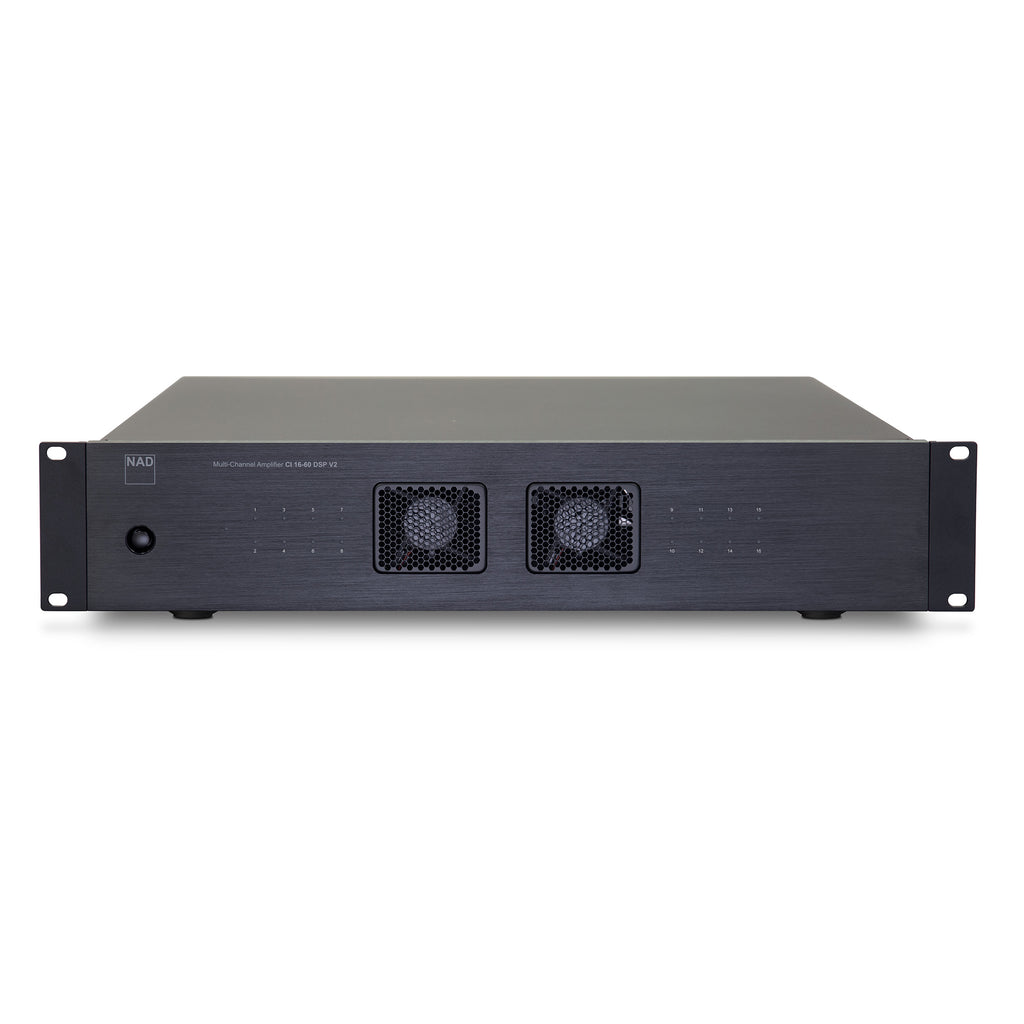 CI 16-60 DSP V2 Multi-Channel Network Power Amplifier – NAD Electronics